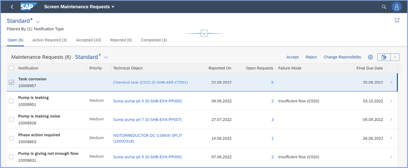 SAP S/4HANA Release 2022 – New EAM Functionalities for Maintenance