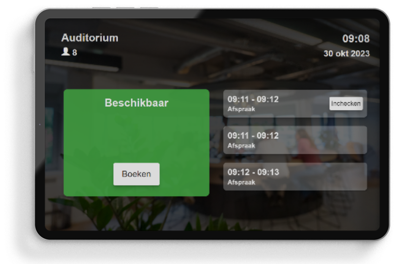 Efficient Meeting Room Reservation with Emixa Room Tablet Application